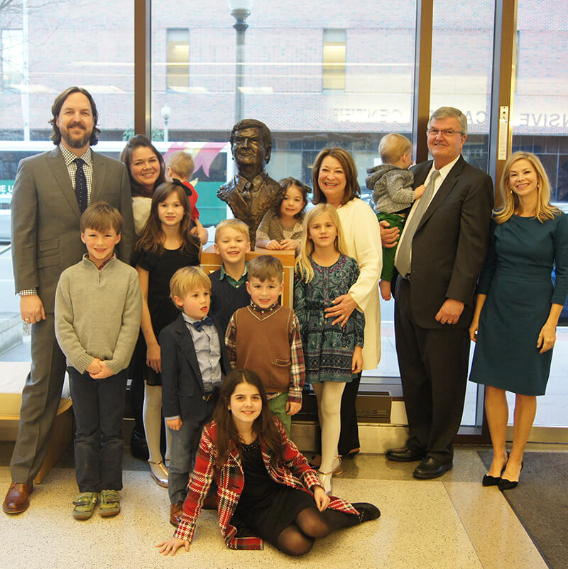 Naming of the Barbara and Edward Partridge Atrium